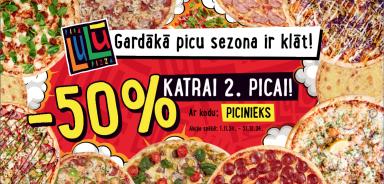 Picu un Ēdienu Piegāde Rīgā 24/7 (49 min) | Pica Lulū