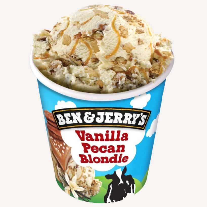 Ben And Jerrys Vanilla Pecan Blondie 465ml Pica Lulū